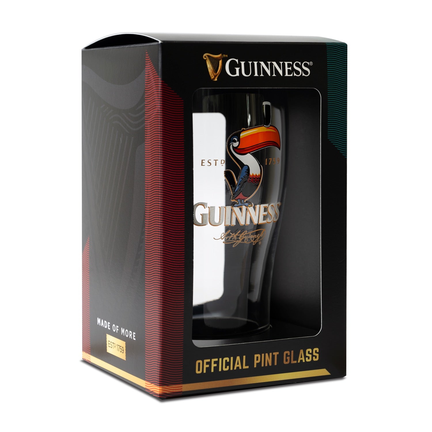 Guinness Toucan Pint Glass – Guinness Webstore US