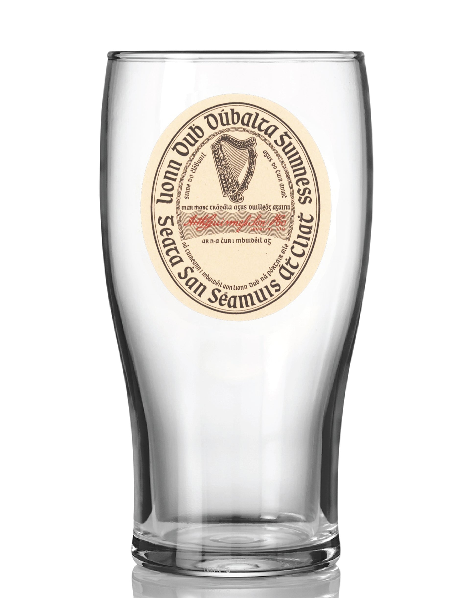 Guinness Vintage Label Pint Glass – Guinness Webstore US
