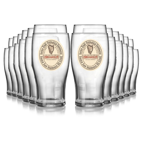 Guinness Vintage Label Pint Glass – Guinness Webstore US