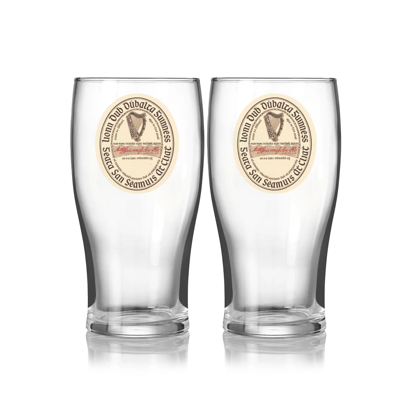 Guinness Vintage Label Pint Glass – Guinness Webstore US